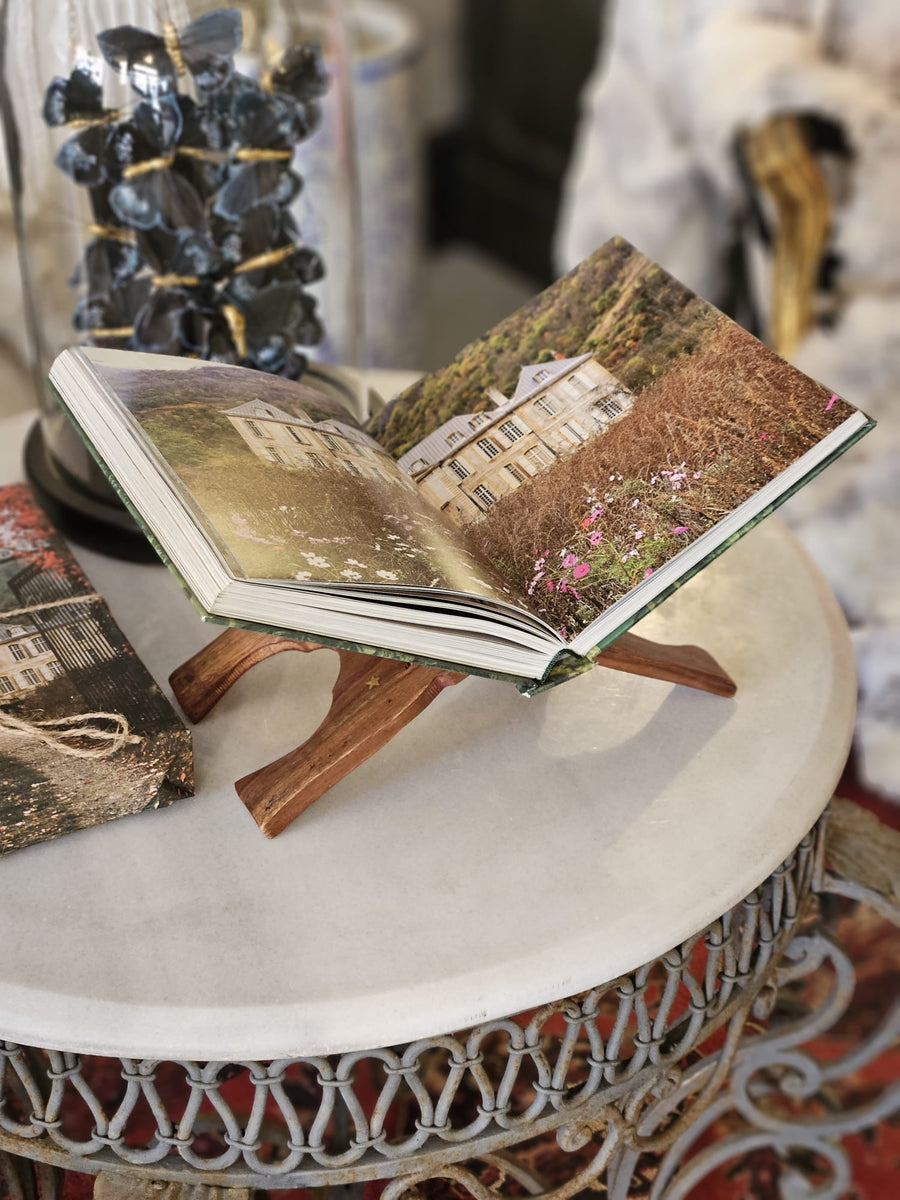 Carved Timber Book Stand – Manor on George