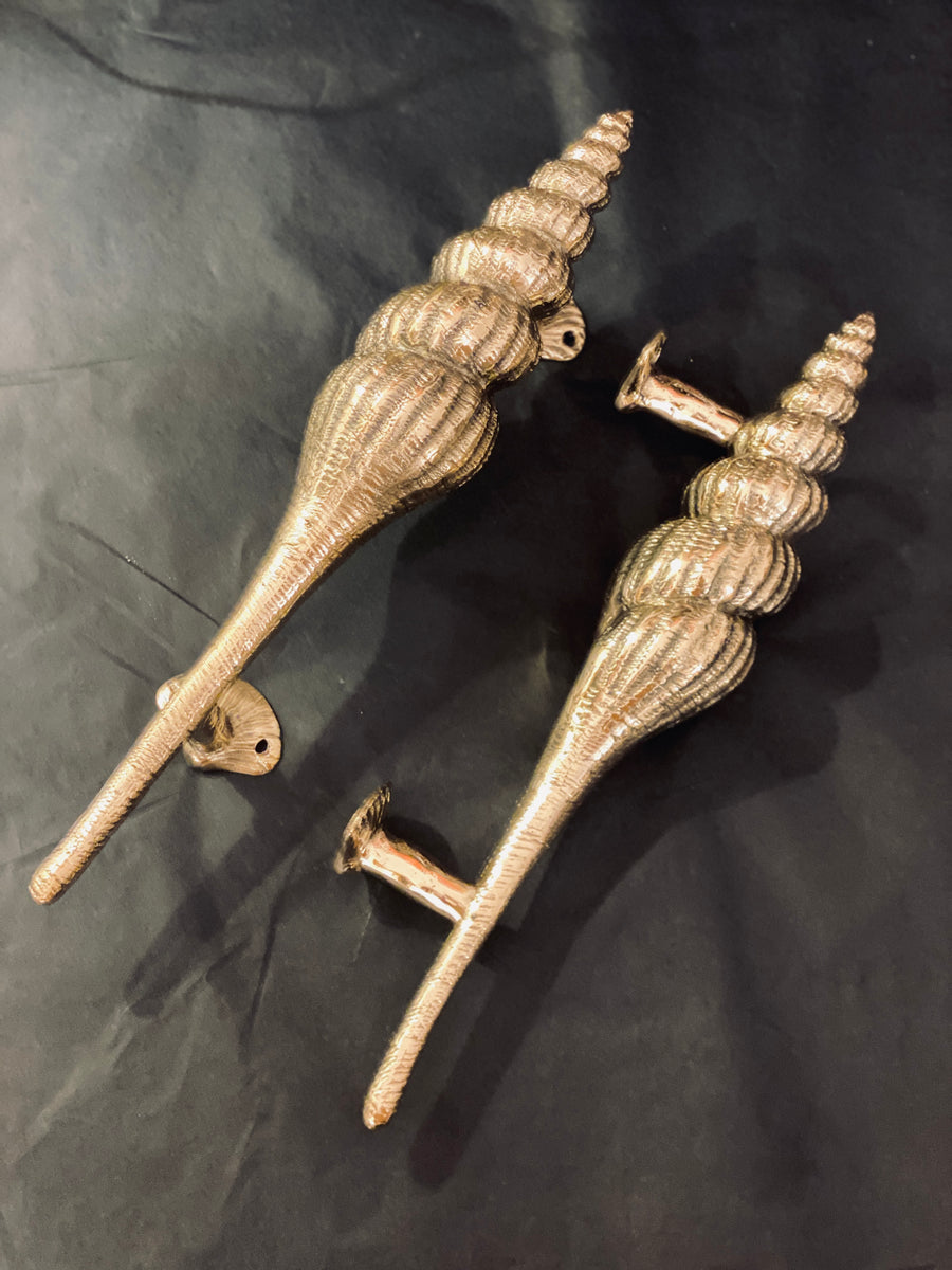 Large Brass Conch Door Handle – Manor on George